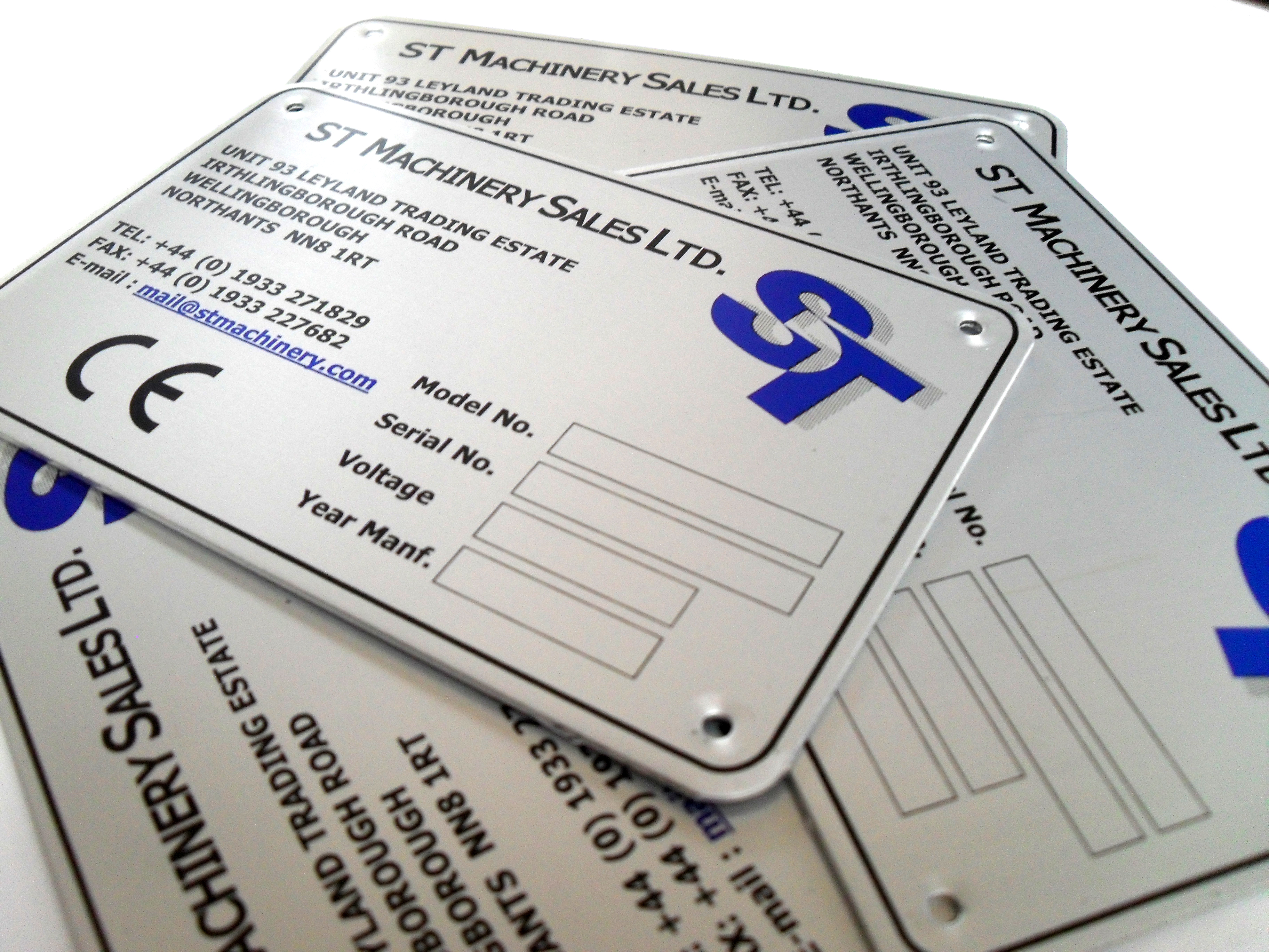 Data Plates – Peninsular Nameplates